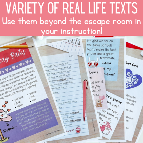 Valentine's Day Activity | Reading Escape Room | 3rd - 5th Grade | Made ...