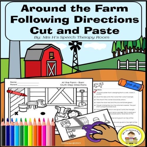 Around the Farm Following DIrections | Made By Teachers