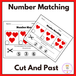 Valantine's day Missing Numbers Worksheets | Number Recognition 1-20 ...