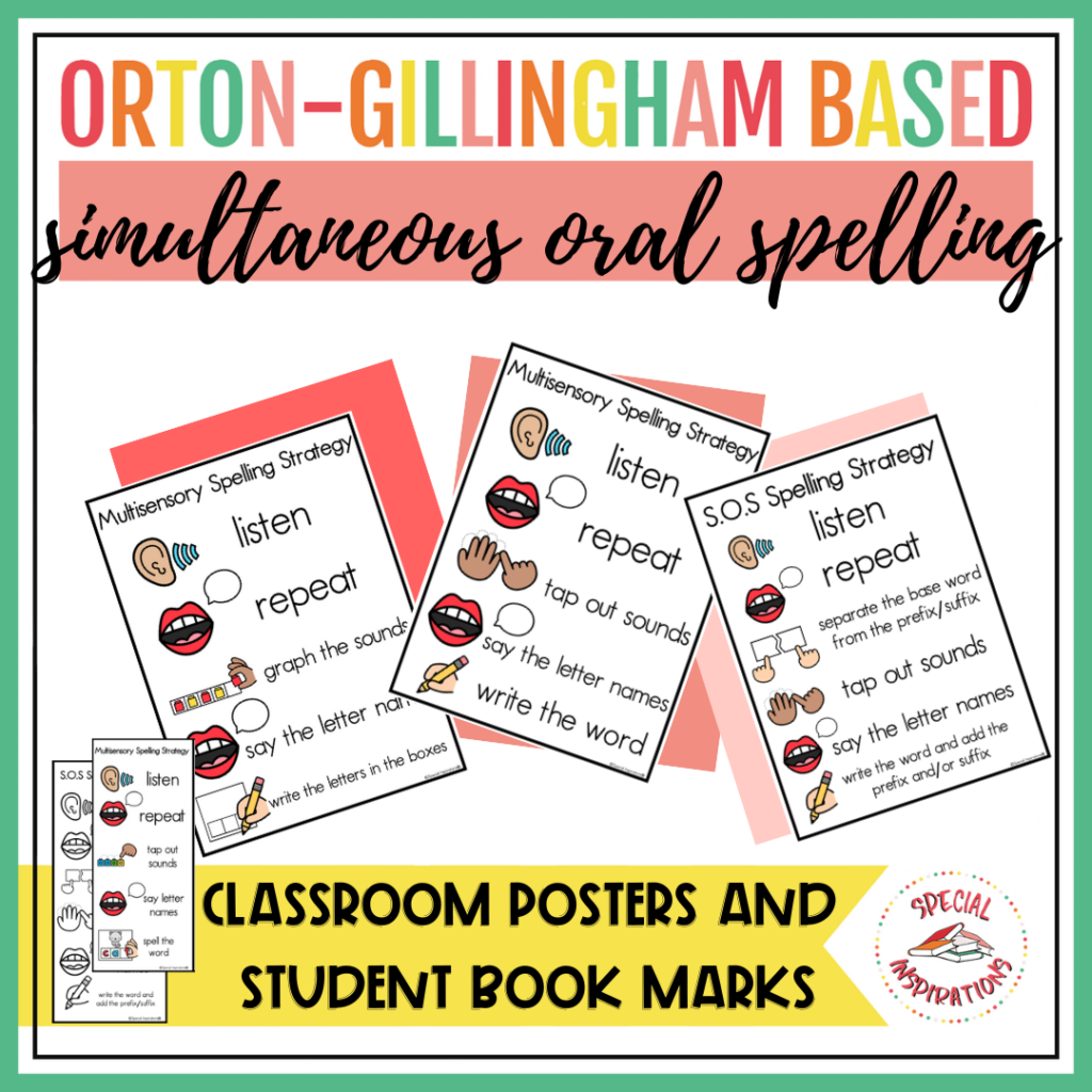S.O.S Spelling Posters Orton-Gillingham | Made By Teachers
