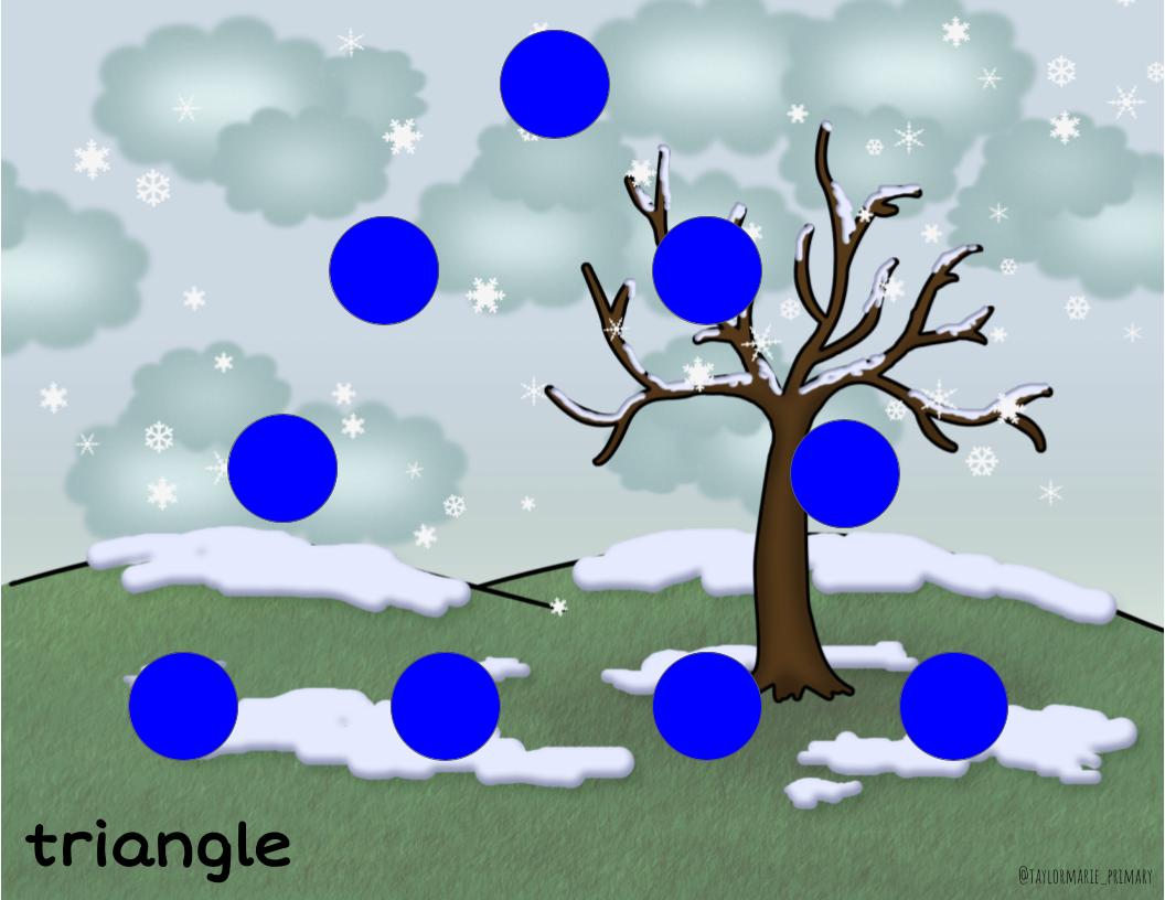 Winter Playdough Mats Basic Shapes & Numbers 1-10 | Made By Teachers