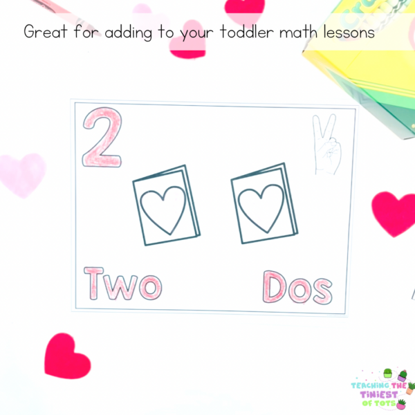 Valentine’s Day Coloring Pages Math Count and Color |Preschool ...