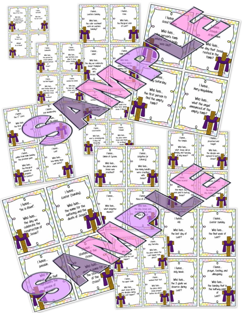 I Have...Who Has - Lent | Made By Teachers