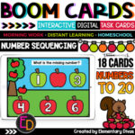 BOOM CARDS Number Sequencing | Distant Learning Digital Task Cards ...