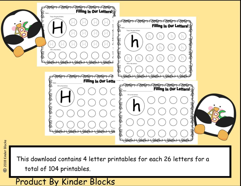 Filling In My ABCs - Alphabet Practice | Made By Teachers