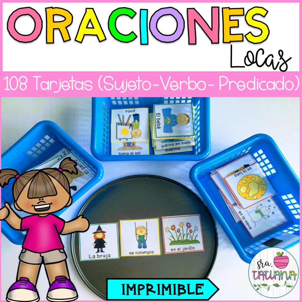 Silly sentences in Spanish | Formando Oraciones Tontas | Oraciones ...
