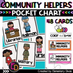 Community Helpers Pocket Chart Value Pack (Set One) | Made By Teachers