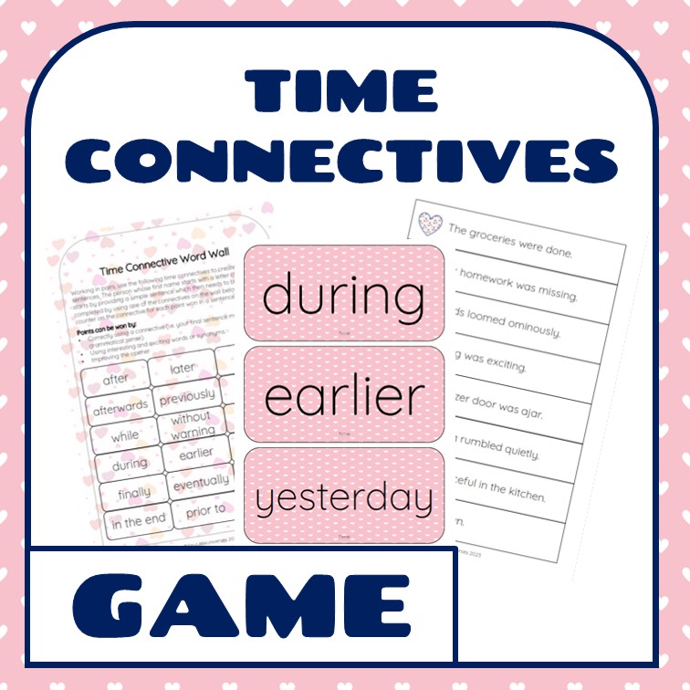 Valentines Time Conjunctions NO PREP Sentence Combining Game and ...