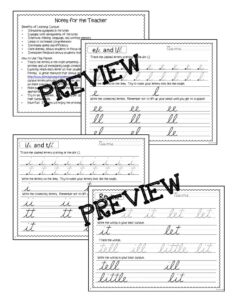 Cursive Handwriting Practice Worksheets | Made By Teachers