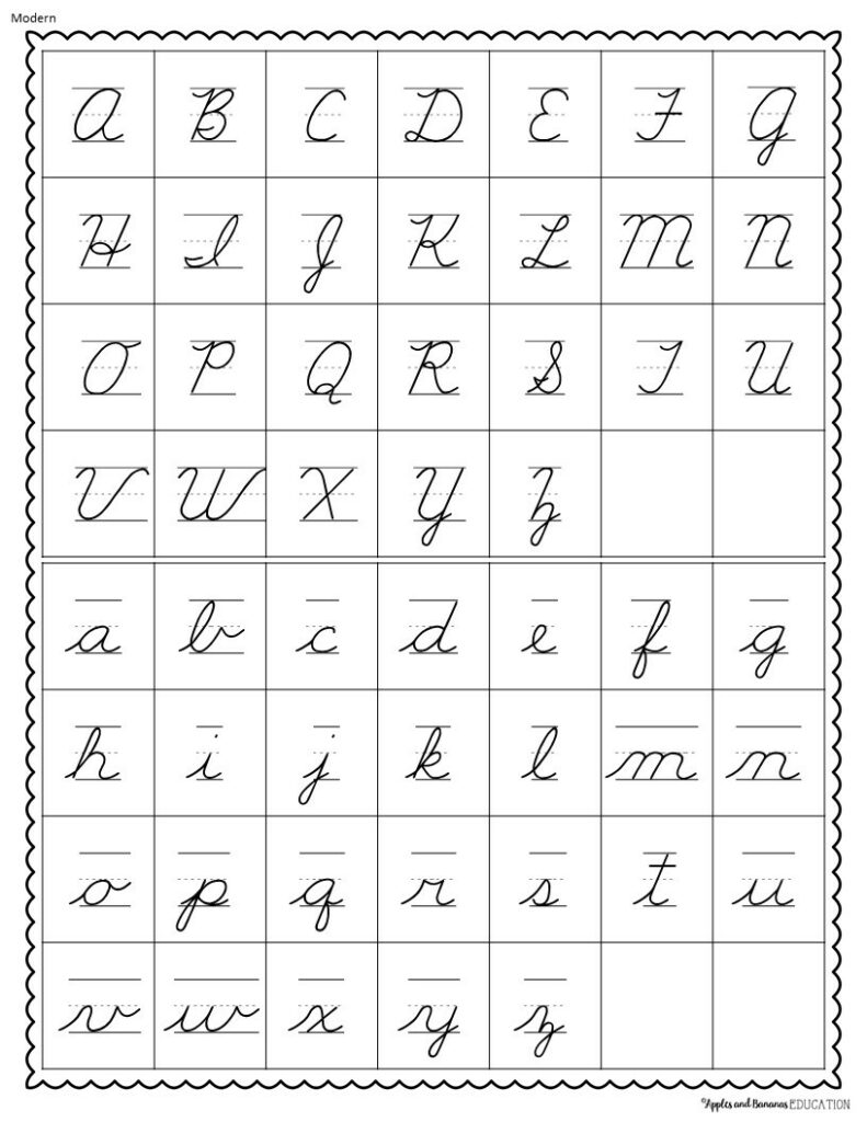 Cursive Handwriting Practice Worksheets | Made By Teachers