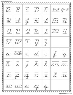 Cursive Handwriting Practice Worksheets | Made By Teachers