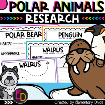 Polar Animals Research Writing Project | Made By Teachers