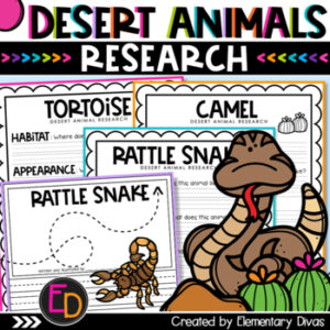 Desert Animals Research Writing Project | Made By Teachers