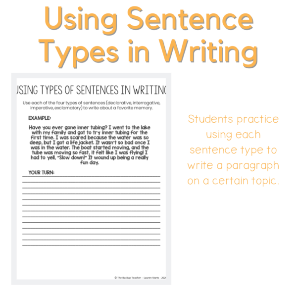 Types of Sentences Worksheets | Made By Teachers