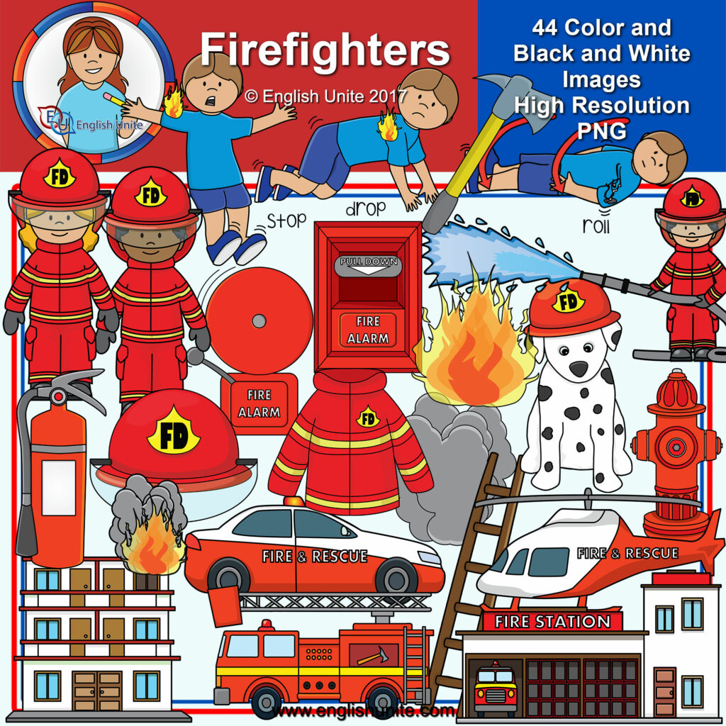 Clip Art - Firefighters | Made By Teachers