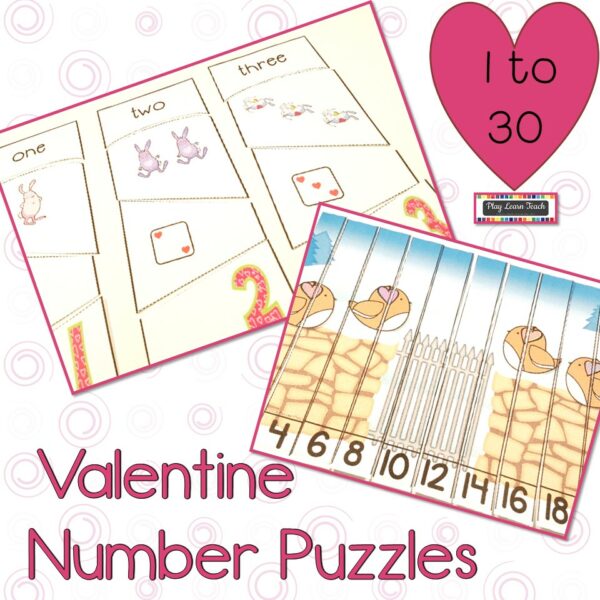 Valentine Number Puzzles | Made By Teachers