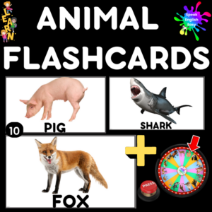 10 Free Animal Flashcards and game- Vocabulary, ESL PowerPoint and PDF ...