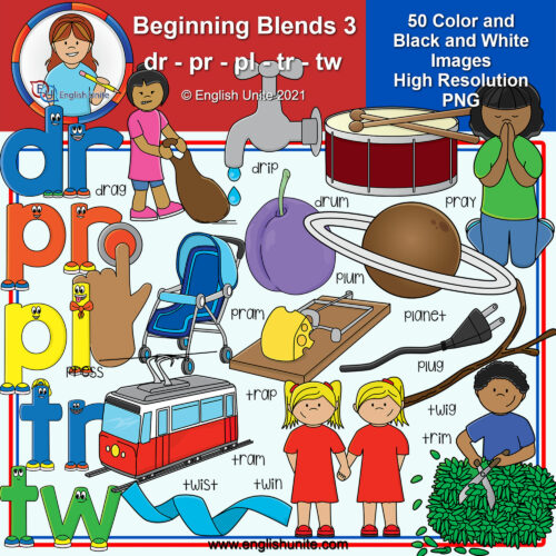 Clip Art - Beginning Blends Bundle | Made By Teachers