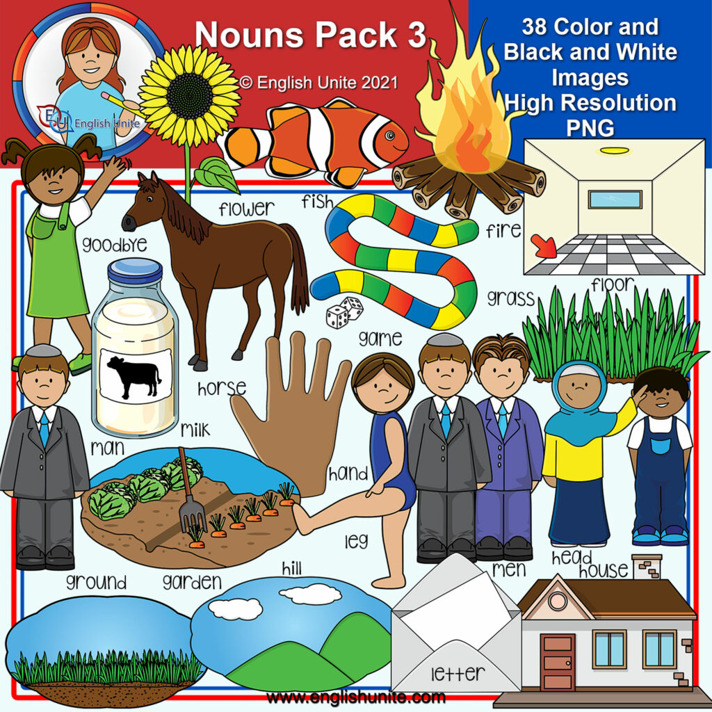 Clip Art - Nouns Pack 3 | Made By Teachers