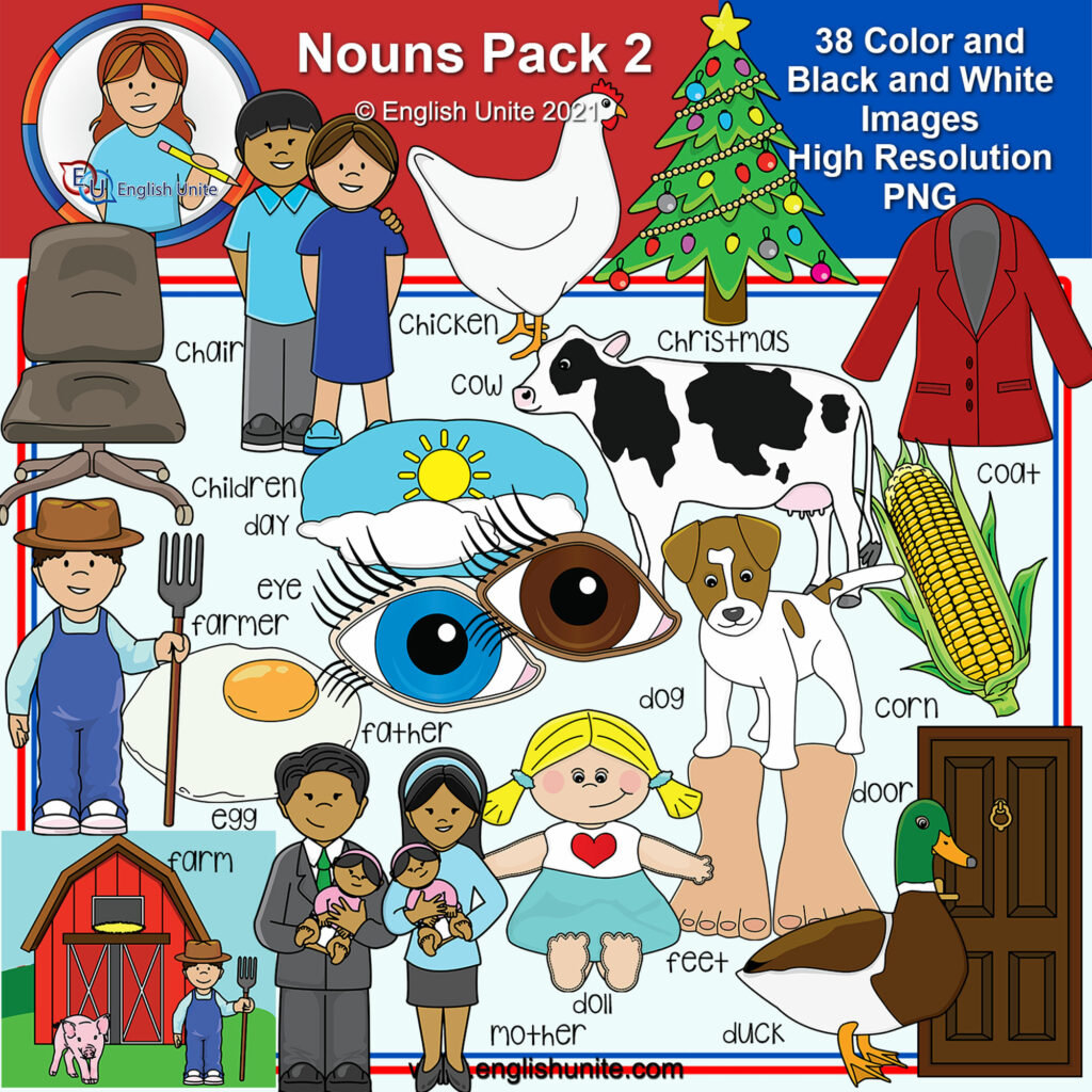 Clip Art - Nouns Pack 2 | Made By Teachers