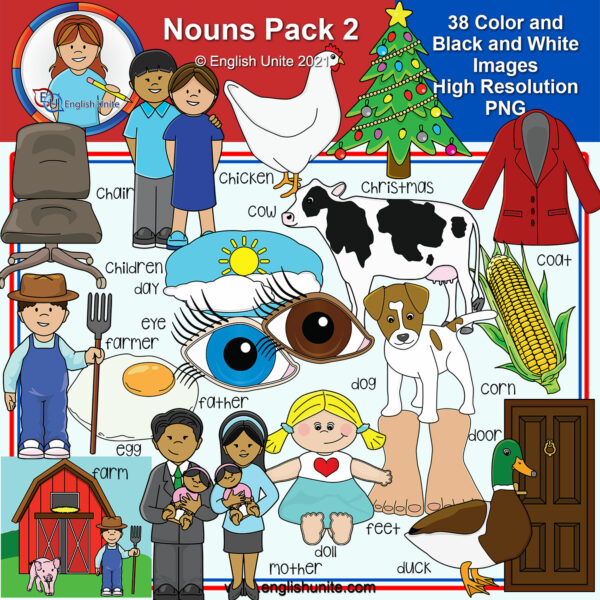 Clip Art - Nouns Pack 2 | Made By Teachers