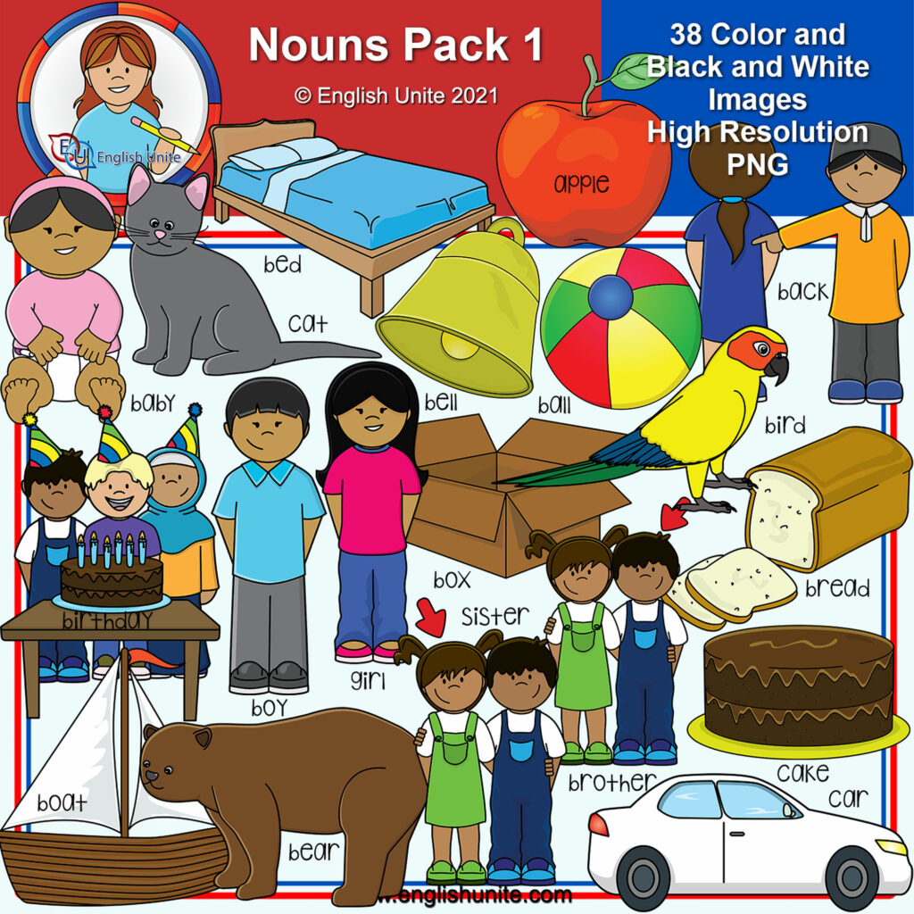 Clip Art - Nouns Bundle | Made By Teachers