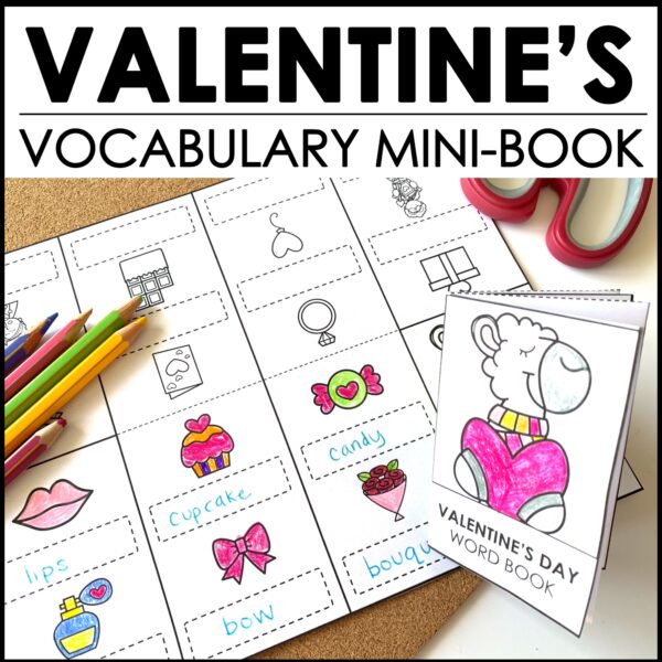 Valentine's Day Mini-Book Activity | Holiday Vocabulary Picture ...