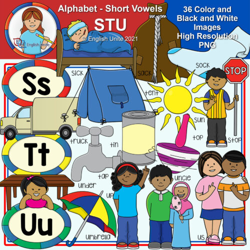 Clip Art - The Alphabet (STU) | Made By Teachers