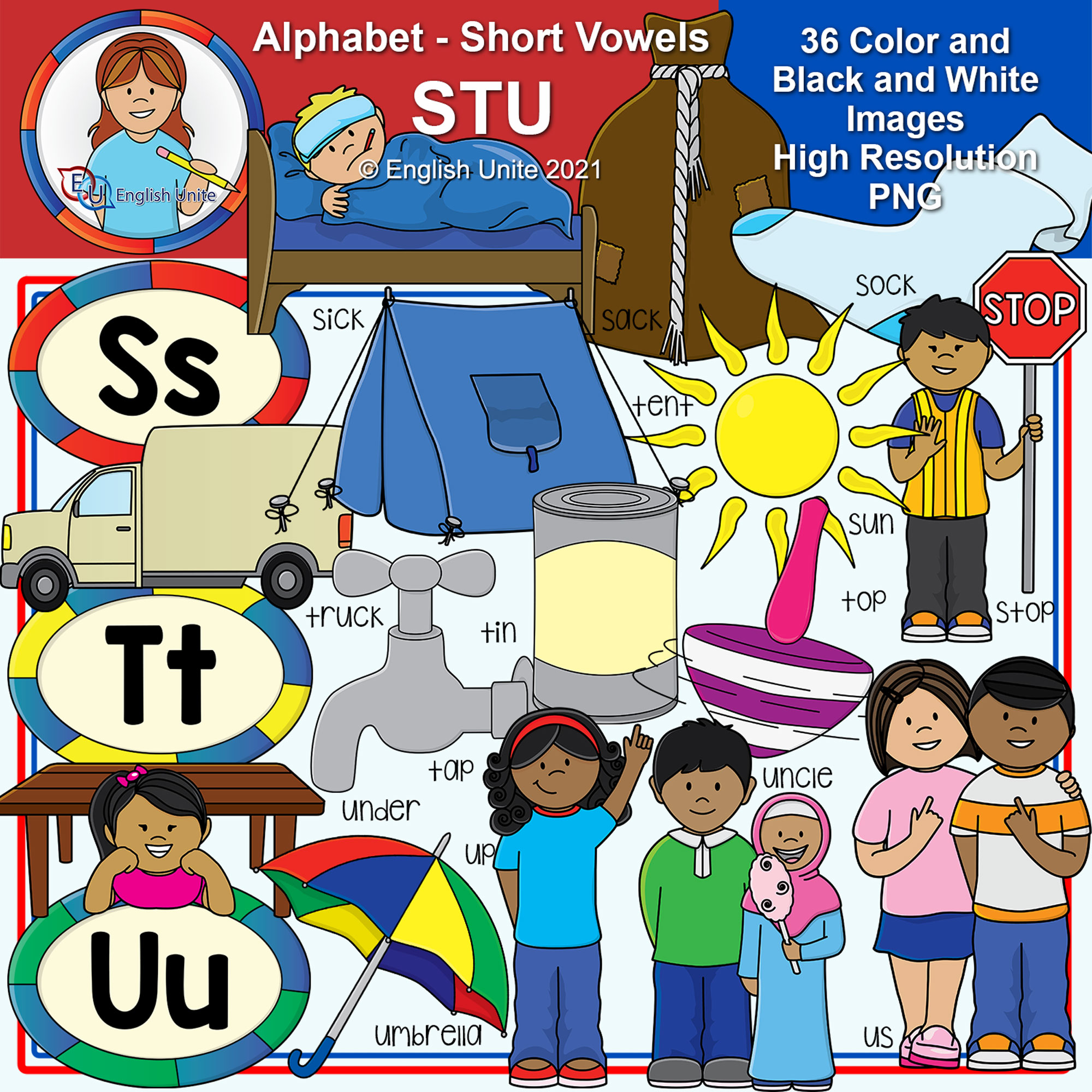 Clip Art - The Alphabet (STU) | Made By Teachers