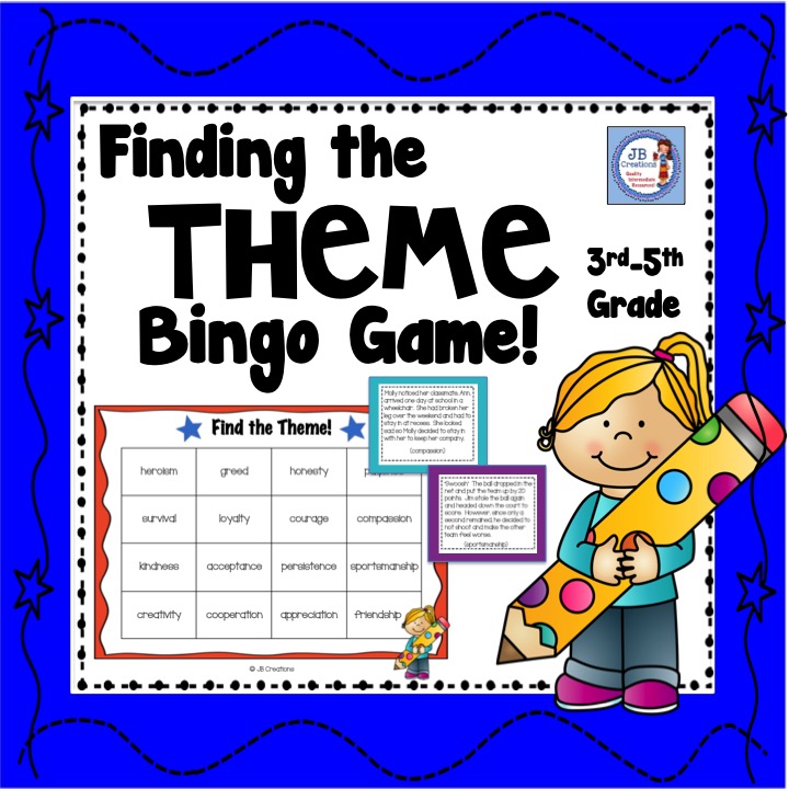 Finding the Theme Bingo | Made By Teachers