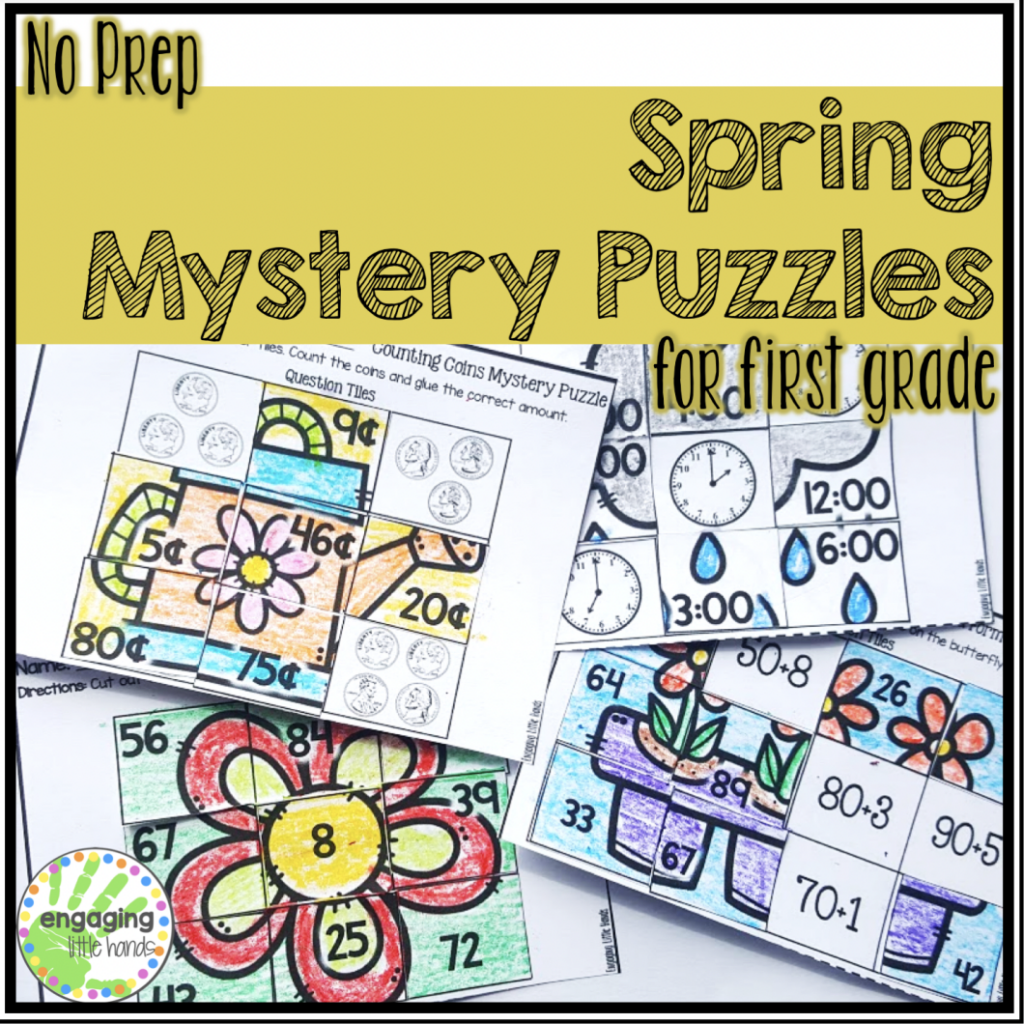 Bundle of Mystery Puzzles for First | Made By Teachers