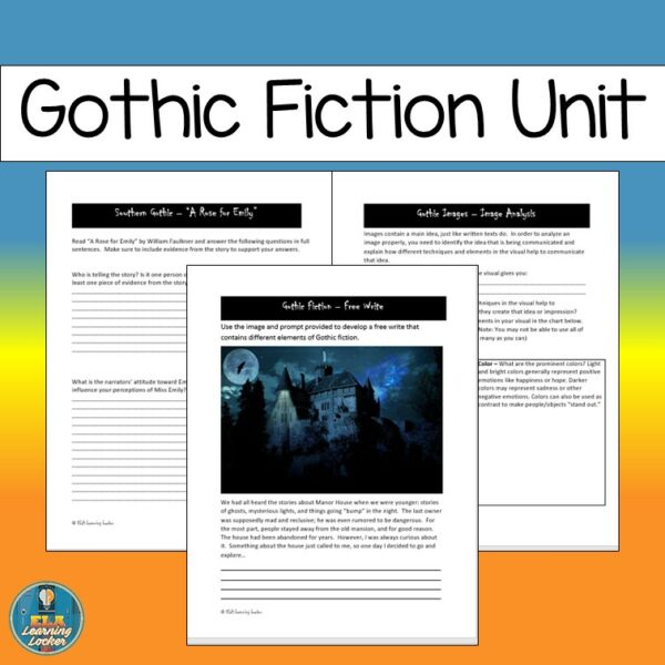Gothic Fiction Unit for High School | Made By Teachers