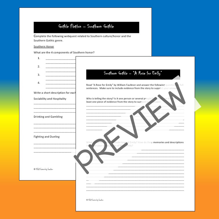 Gothic Fiction Unit for High School | Made By Teachers