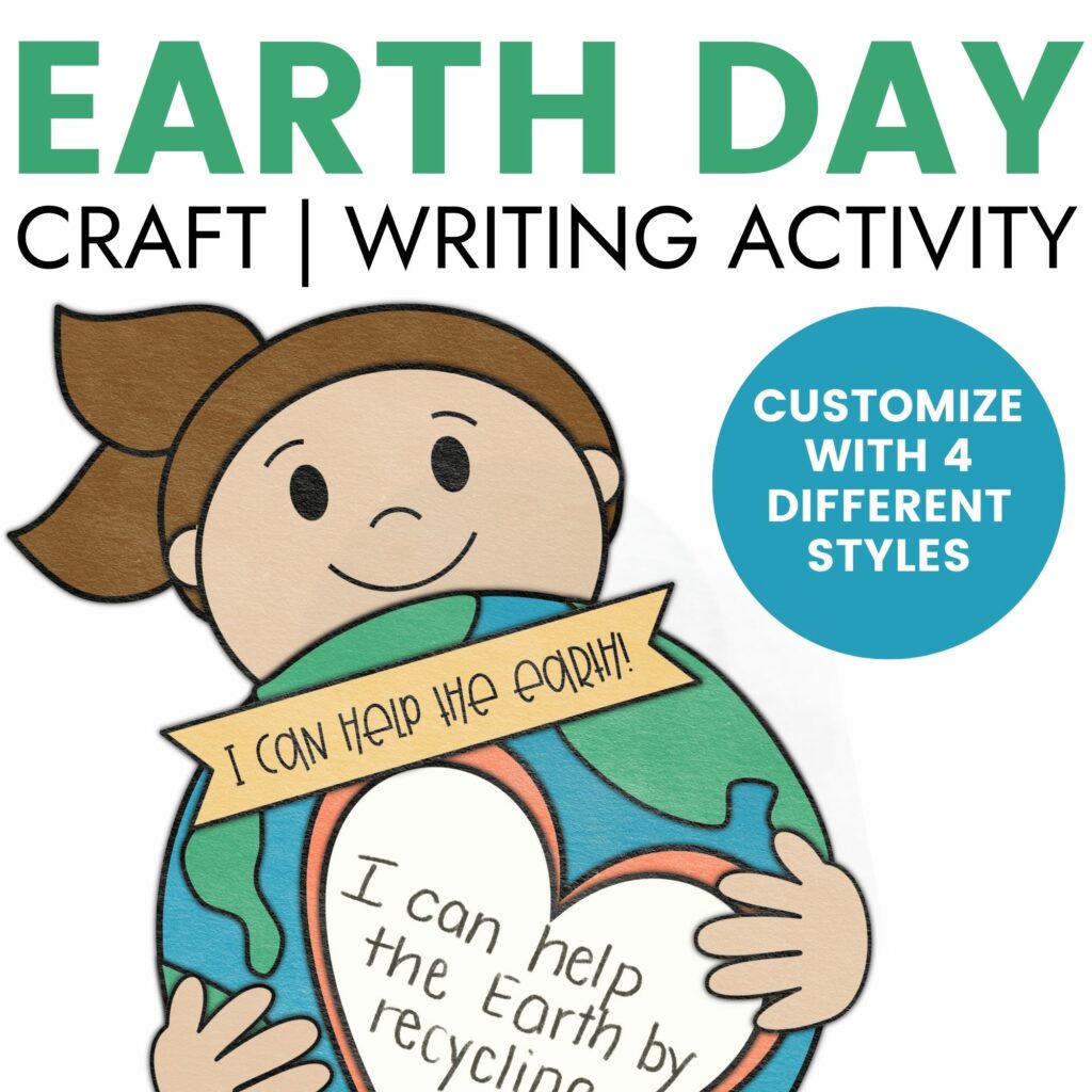 Earth Day Craft and Writing Activities - Spring Bulletin Board | Made ...