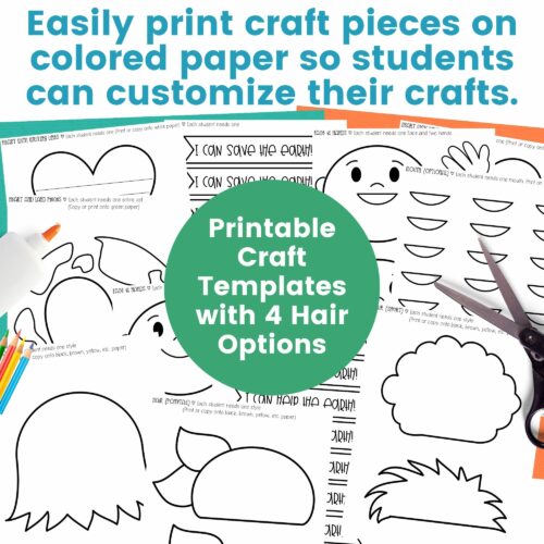 Earth Day Craft and Writing Activities - Spring Bulletin Board | Made ...