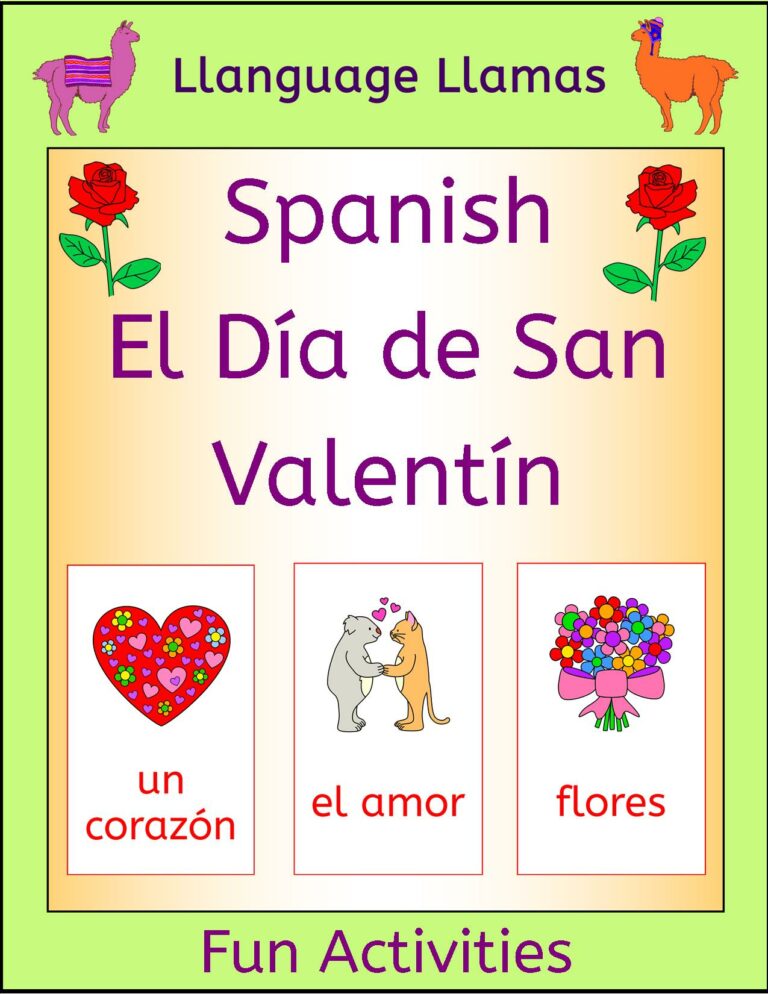 Spanish Valentine's Day - El Día de San Valentín - activities and ...