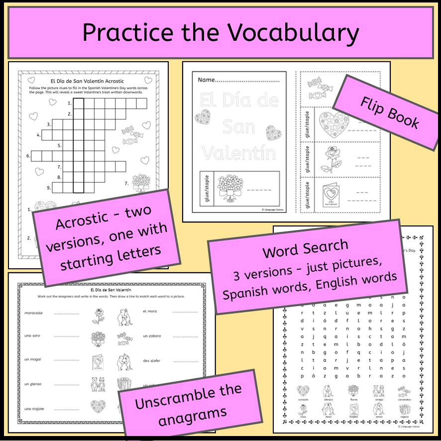 Spanish Valentine's Day - El Día de San Valentín - activities and ...