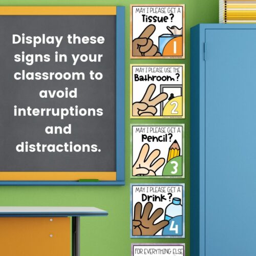 Classroom Hand Signals - Editable Posters - Multicultural | Made By ...
