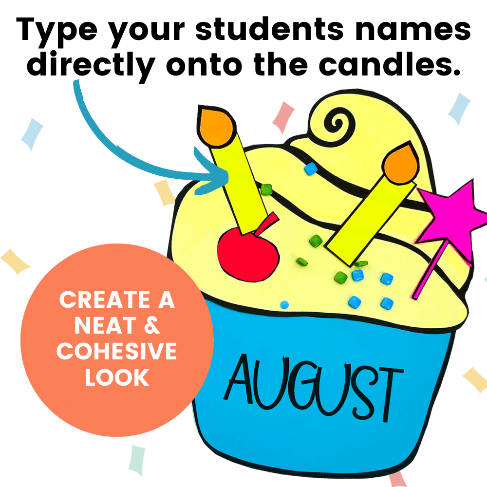 Birthday Chart Cupcake | Made By Teachers