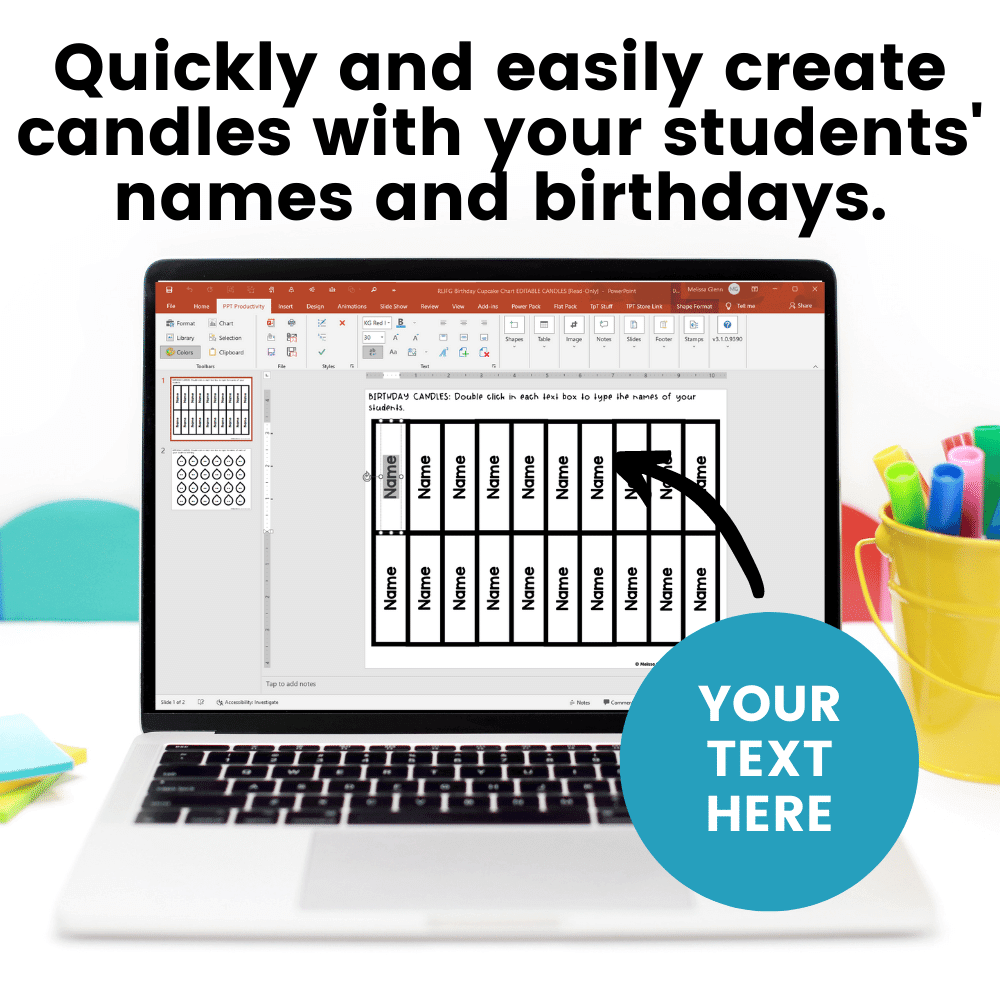 Birthday Chart Cupcake | Made By Teachers