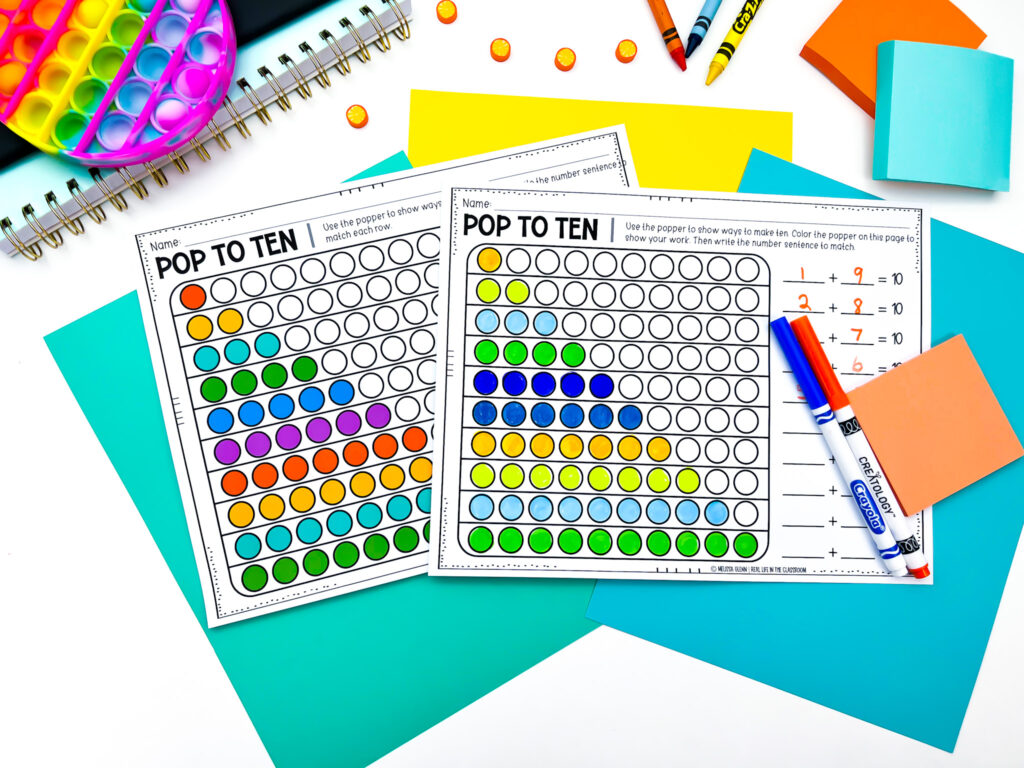 Making Ten Activities and Centers | Made By Teachers