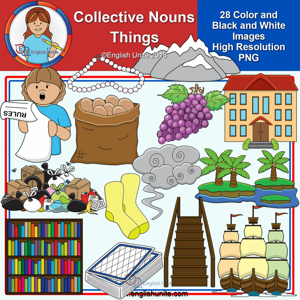 Clip Art - Collective Nouns Bundle | Made By Teachers