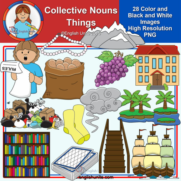 Clip Art - Collective Nouns Bundle | Made By Teachers