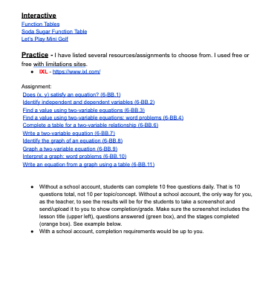 Complete Online Distance Learning 6th Translate Betw/Rep Relationships ...