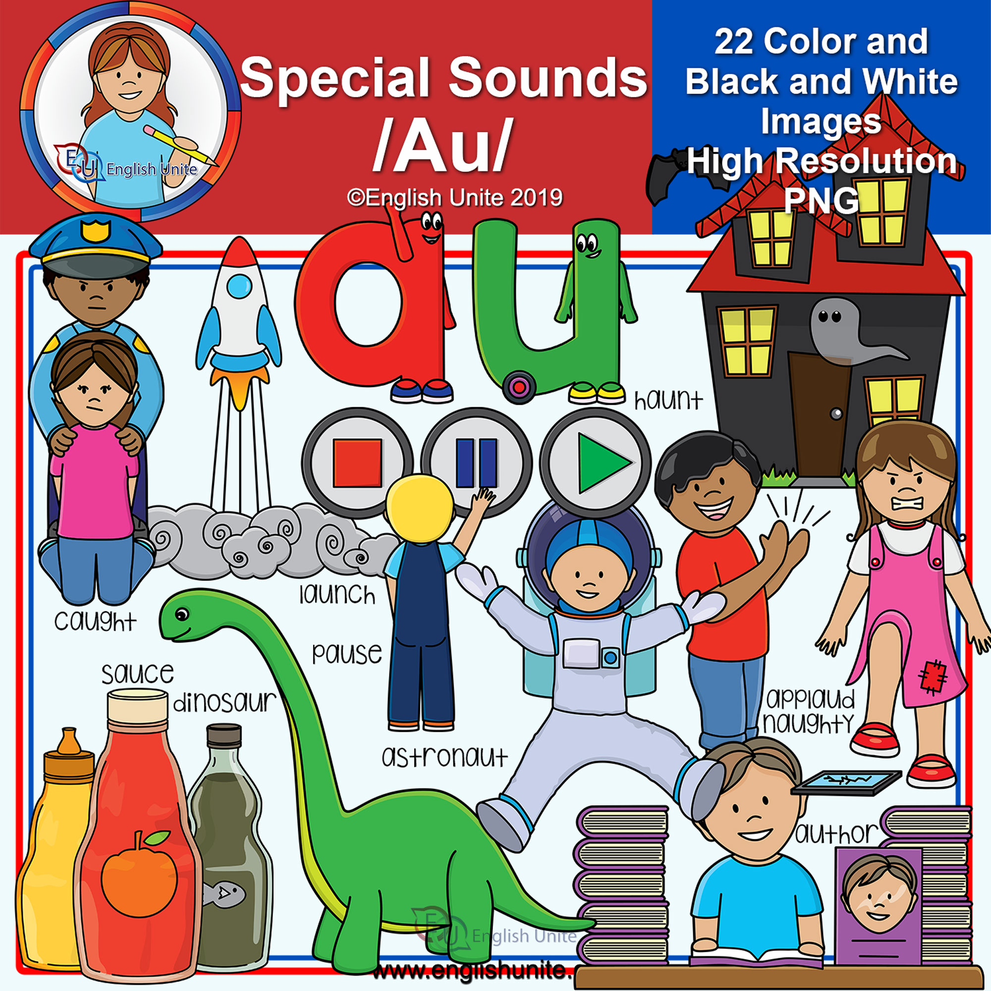 Clip Art - Special Sounds Au | Made By Teachers