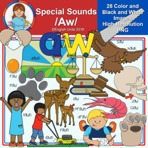Clip Art - Special Sounds Bundle (Aw and Au) | Made By Teachers
