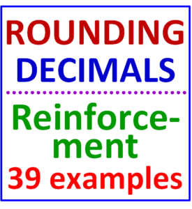 Rounding Decimals Reinforcement (39 Examples) | Made By Teachers