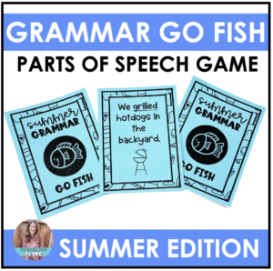 Summer Grammar Games | Go Fish | Made By Teachers