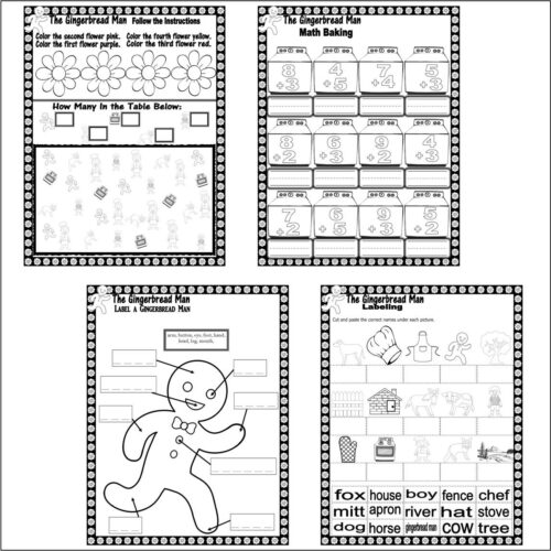 The Gingerbread Man Run Book Companion Reading Comprehension | Made By ...