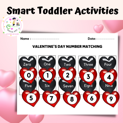 Valentine's Day number Matching | Made By Teachers